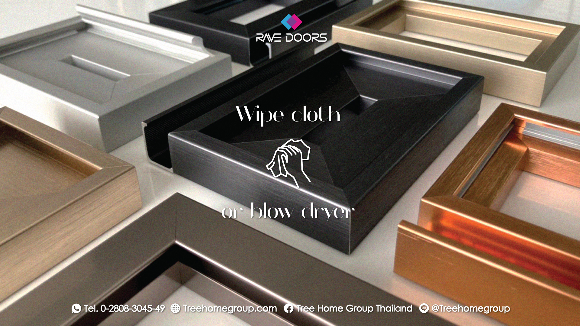 เคล็ดลับทำความสะอาดบานเฟรมอลูมิเนียม - Tree Home Group
