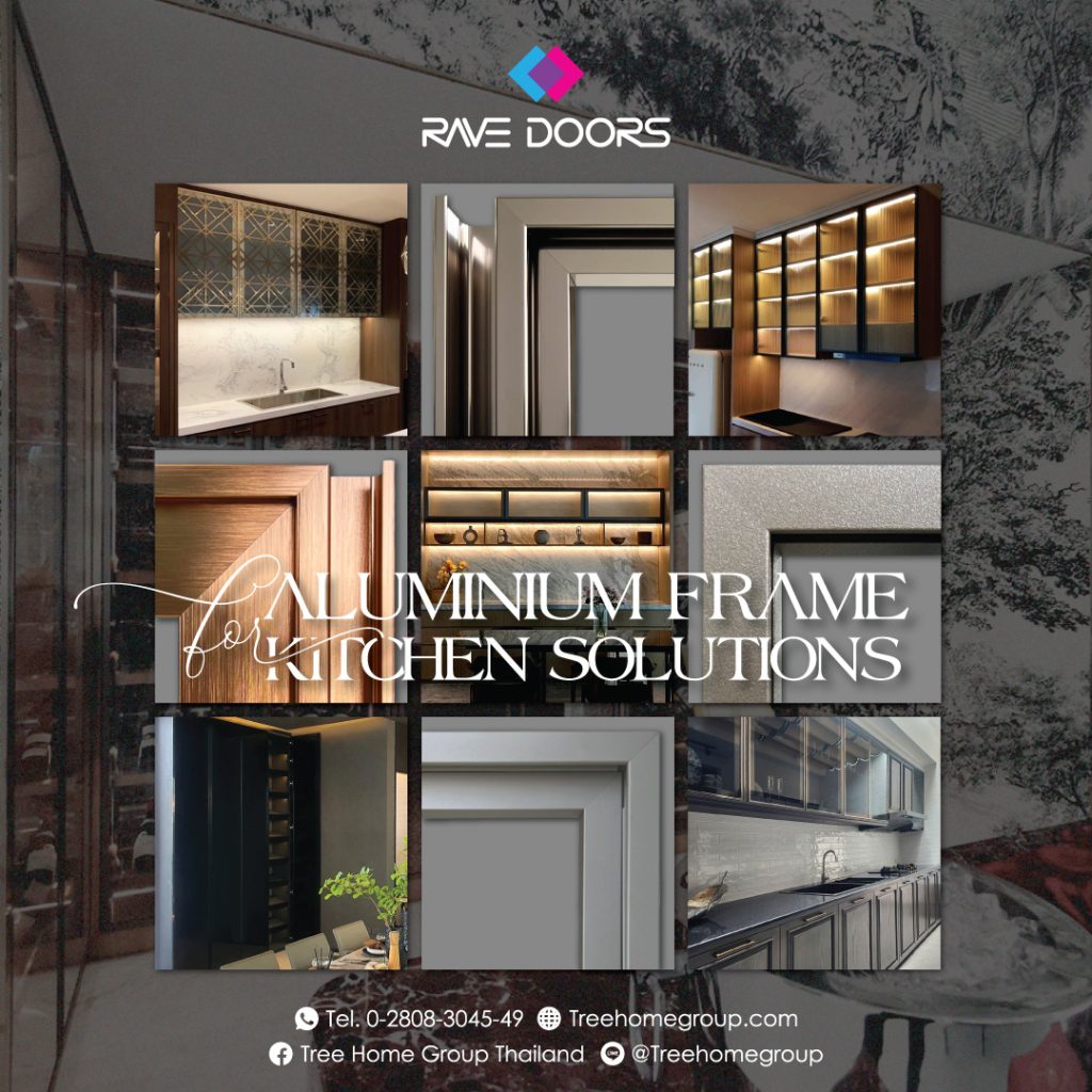 ALUMINUM FRAMES FOR KITCHEN SOLUTIONS